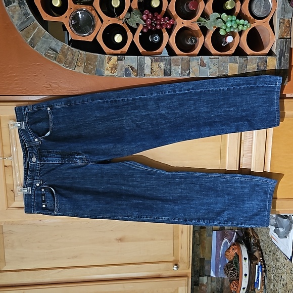 Hugo Boss | Jeans | Hugo Boss Alabama Straight Leg Jeans Distressed ...